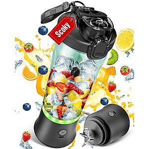 Personal Blender, Portable Blender for Shakes and Smoothies with 6 Blades, 20 Oz Mini Blender Portable with USB Rechargeable, Made with BPA-Free Material Personal Blender for Kitchen, Home, Gym