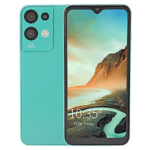 6.1 Inch HD Smartphone Dual SIM Card Mobile Phone, 3G Unlocked Cell Phone Support Face Recognition For 6.0 OS, 3GB 32GB, 6779 10 Core Processor, 5MP 8MP HD Camera, WiFi, FM Radio, 2800mah(Green)