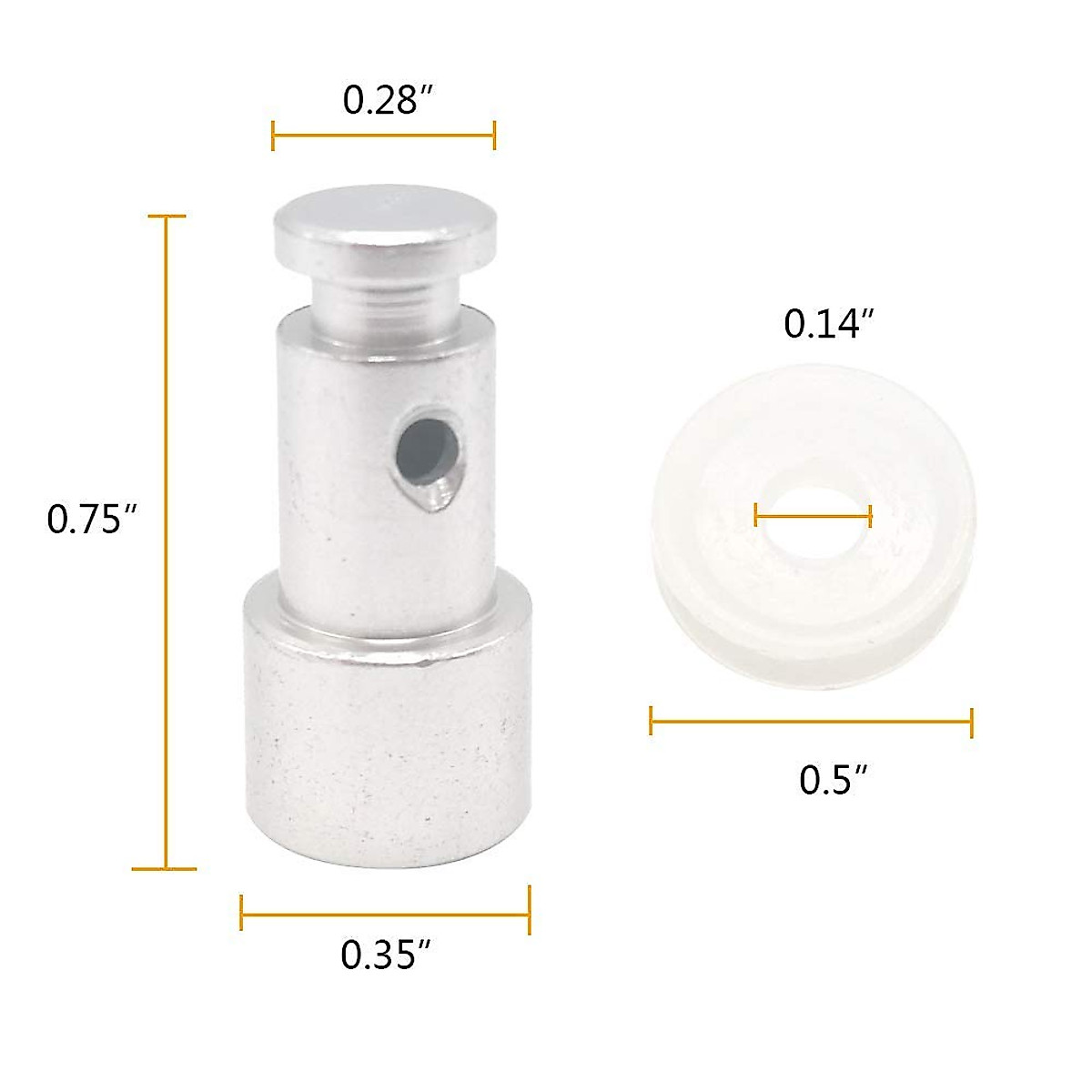 2Pack Universal Replacement Silicone Gaskets and Float Valve for 5, 6or 8 Quart Pressure Cooker Models, Such as XL, YBD60-100, PPC780, PPC770 and PPC790