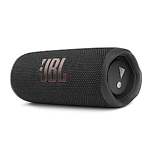 JBL Flip 6 Waterproof Portable Wireless Bluetooth Speaker Bundle with divvi! Premium Hardshell Case - Black