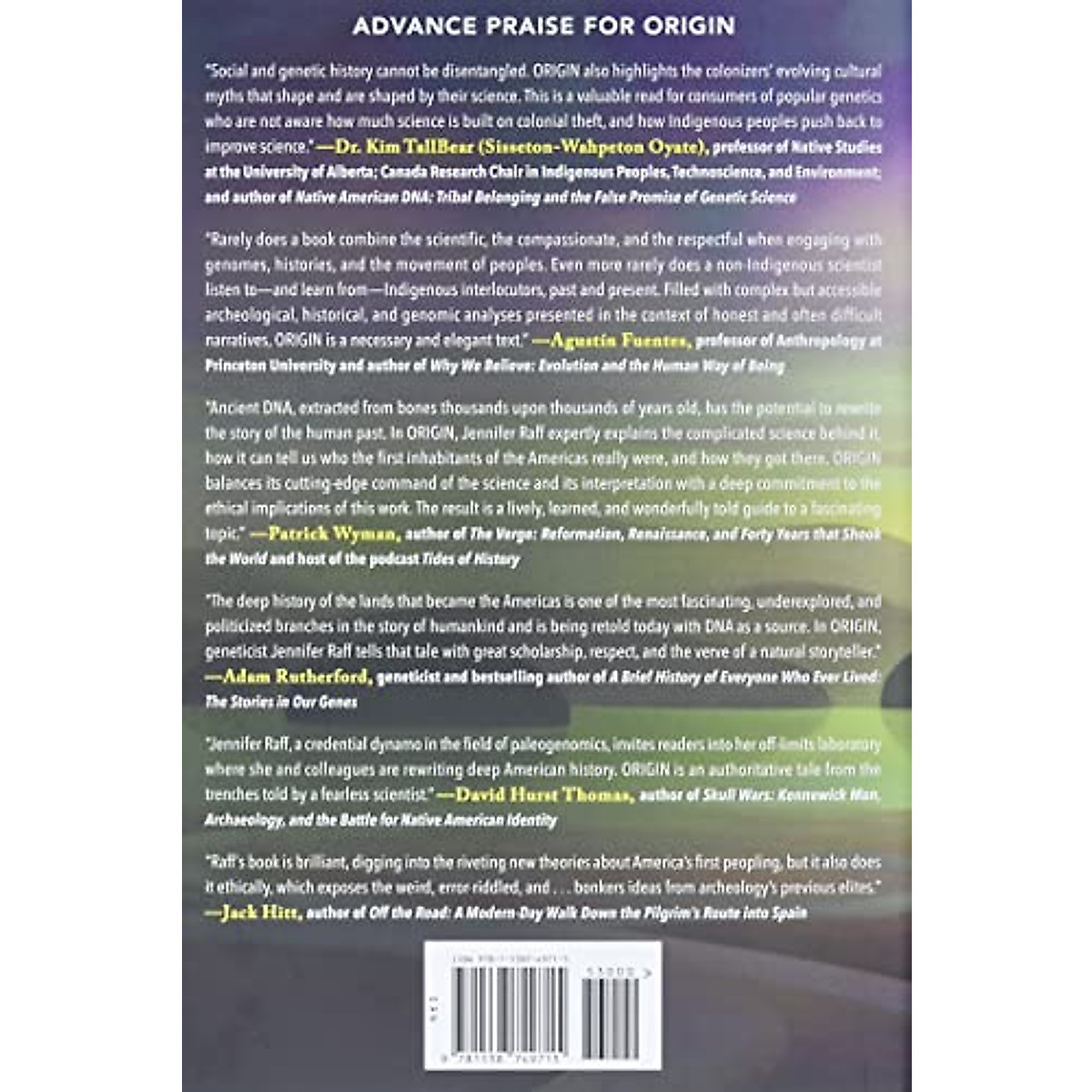 Origin: A Genetic History of the Americas