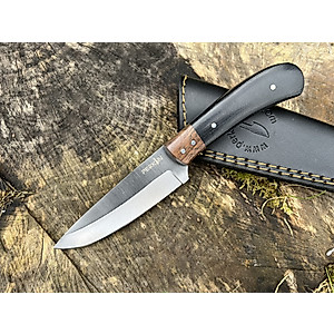 Perkin Knives Handmade Hunting Knife Fixed Blade Hunting Knife Bushcraft Knife Full Tang PS100