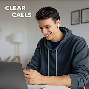 Soundcore Anker Life P2 True Wireless Earbuds, Clear Sound, USB C, 40H Playtime, IPX7 Waterproof, Wireless Earphones for Work, Home Office