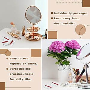 200 Pieces Hotel Vanity Kit Individually Wrapped Hotel Amenities Disposable Travel Size Hotel Hospitality Supplies, Each Includes 2 Cotton Pads 4 Cotton Swabs Nail File for Motels Makeup Toiletries