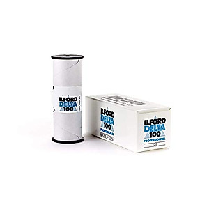 Ilford 1743399 Delta Pro 100 120 Fine Grain Medium Speed, Black and White Film, ISO 100, 120 Size