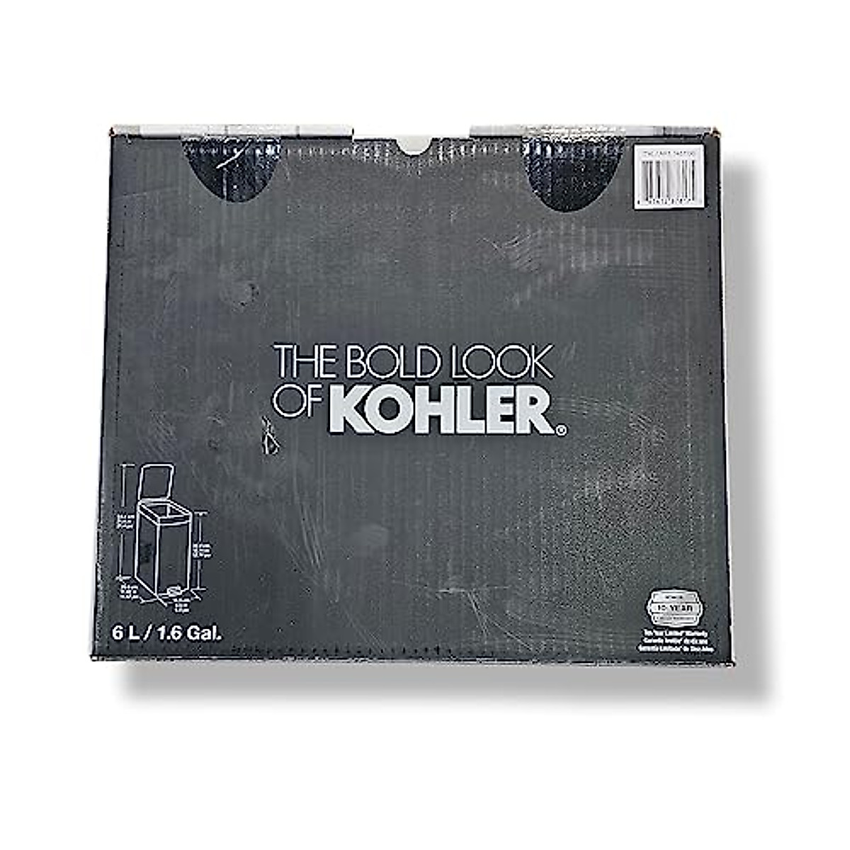 Kohler 2-Pack 6L Stainless Steel Step Trash Bin