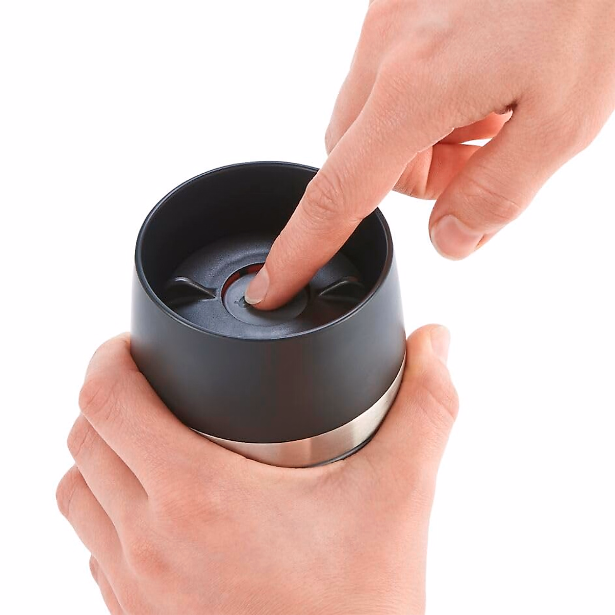 EMSA Germany: Travel Mug Grande - Premium High Performance German Engineered Thermos Vacuum Flask Tumbler, 17oz, Blue