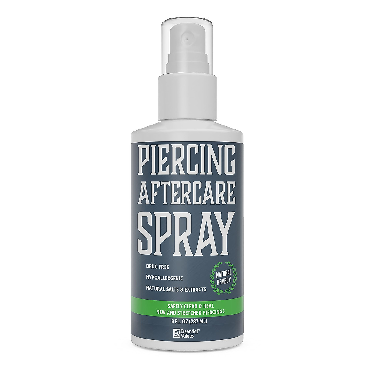 2 Pack Piercing Aftercare Spray (8 OZ Per Bottle) - Gentle on Contact - Made in USA
