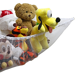 2 PK - Simplehouseware Stuffed Animal Jumbo Toy Storage Hammock
