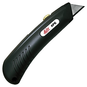 Malco 4PK Utility Knife, 3 Pos Hd, Multi