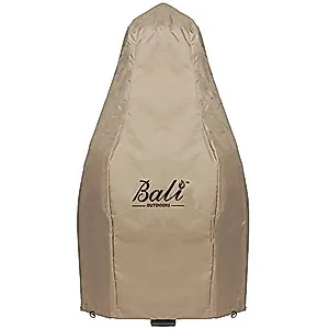 BALI OUTDOORS 22 Inch Fire Pit Chiminea Cover Column, Heavy Duty, Waterproof and Weather Resistant Oxford Fabric Cover, Brown