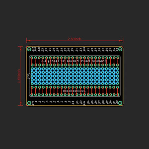 Treedix Breakout Board Module with Pin Board for Teensy 4.1/3.5/3.6 Compatible with Arduino
