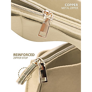 OMYSTYLE Purse Organizer Insert for Handbags, Felt Bag Organizer for Tote & Purse, Tote Bag Organizer Insert with 5 Sizes, Compatible with Neverful Speedy and More