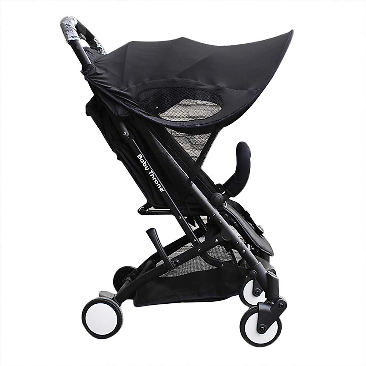 RONGXG Upgraded Baby Sunshade Stroller Cover Universal Pushchair Pram Stroller Rain Cover Buggy Throw Over with Canopy Raincover for Stroller Windproof Baby Cart Cover Mosquito Net Sun Shade Protector