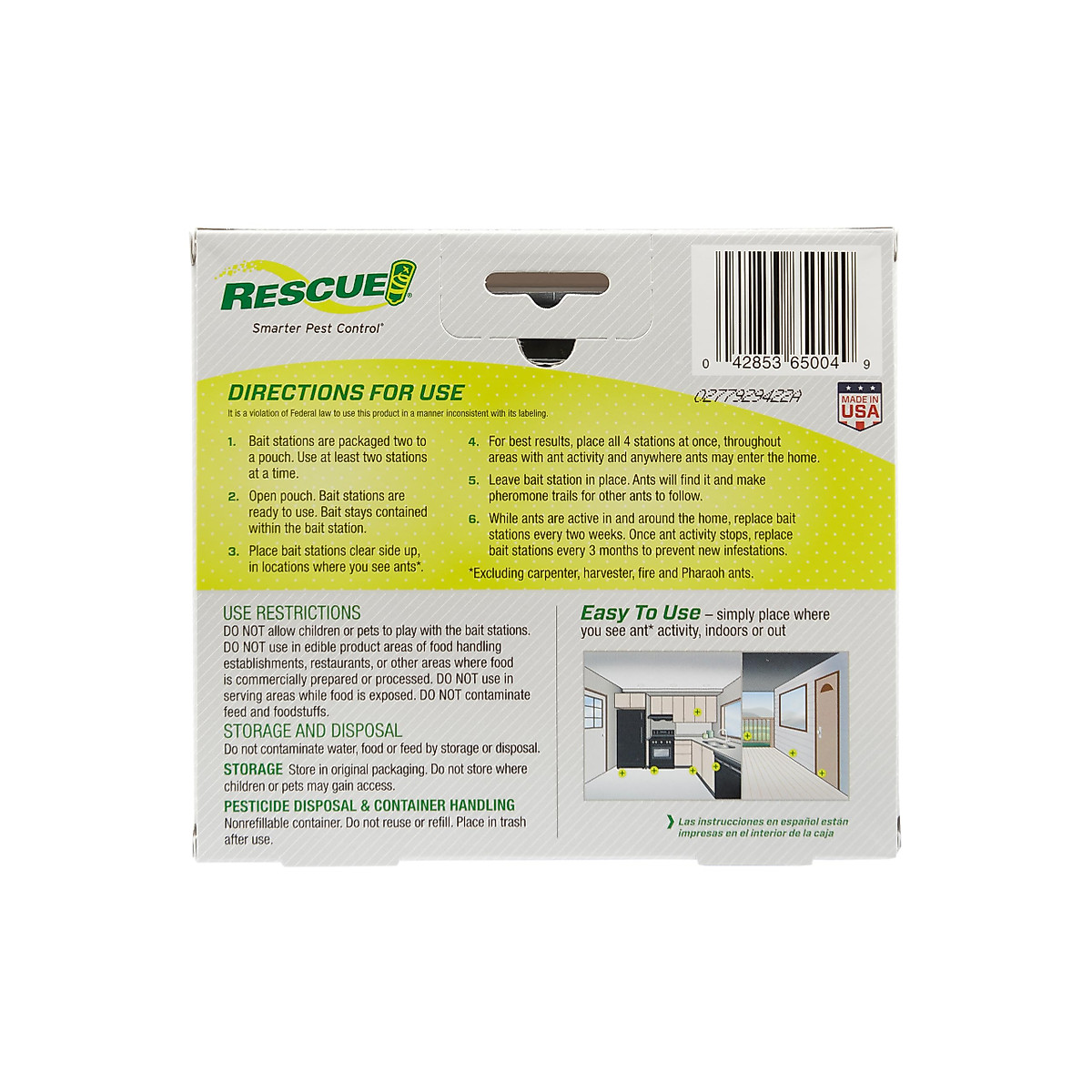 RESCUE! Ant Baits - 4 Bait Stations