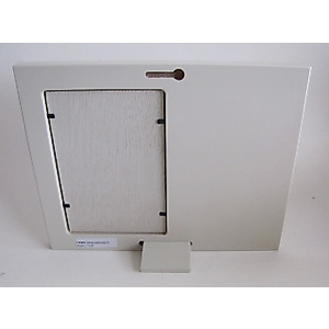 LifeSong Milestones Personalized New Baby Birth Announcement Monogram Picture Frame for Newborn Boys and Girls Custom Engraved Photo Frame for New mom and dad Parents and Grandparents (Ivory)