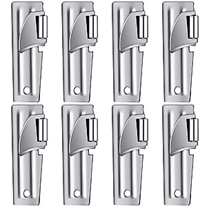 P-51 Camping Can Opener Stainless Steel Military Can Opener Survival Can Opener Army Can Opener Backpack Can Opener (8 Pieces)
