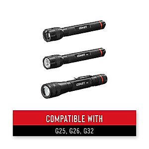 Coast ZX555 ZITHION-X Li-Ion Rechargeable Battery for The G24, G25, G26, G32, and G34 LED Flashlights, Black