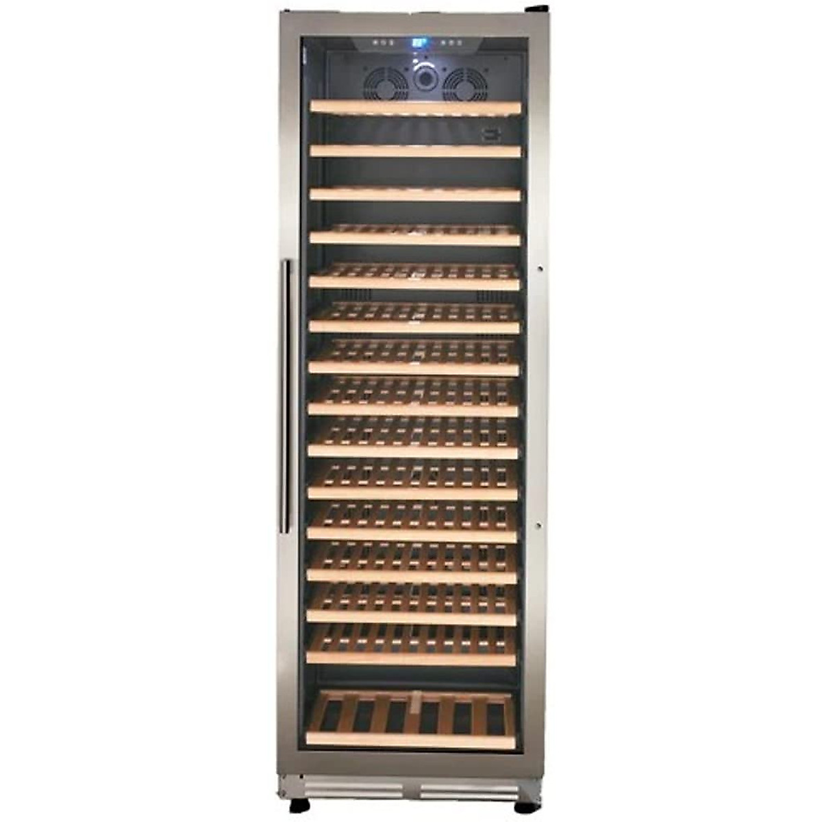 Avanti Products WCF165S3SS Wine Cooler, 165-Bottle, Black