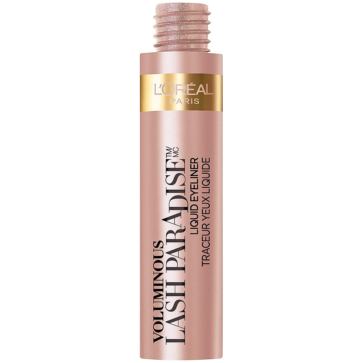 L'Oreal Paris Cosmetics Voluminous Lash Paradise Liquid Eyeliner, Rose Gold, 0.05 Fluid Ounce