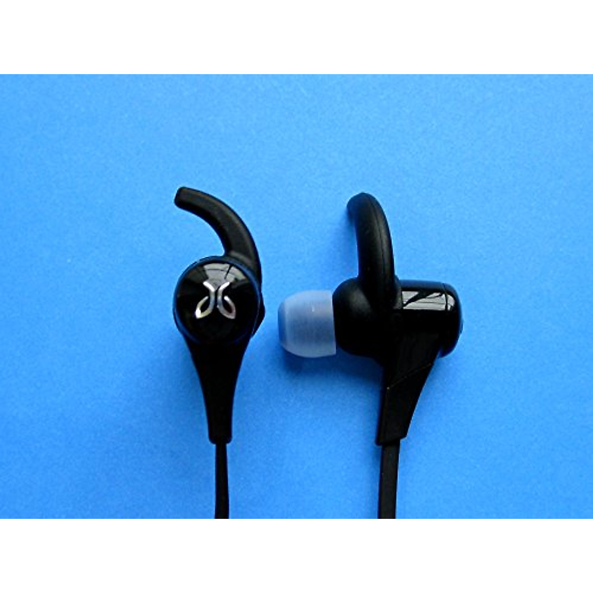 6pcs: 3 Pairs S/M/L (B) Left and Right Side Ear Stabilizers Helper Eartips Compatible with Jaybird Bluebuds X Earphones Headphones