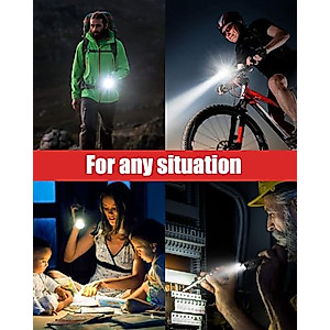 Victoper LED Flashlight 2 Pack, Bright 2000 Lumens Tactical Flashlights High Lumens with 5 Modes, Waterproof Focus Zoomable Flash Light for Outdoor, Gifts for Birthday for Men Women Adults