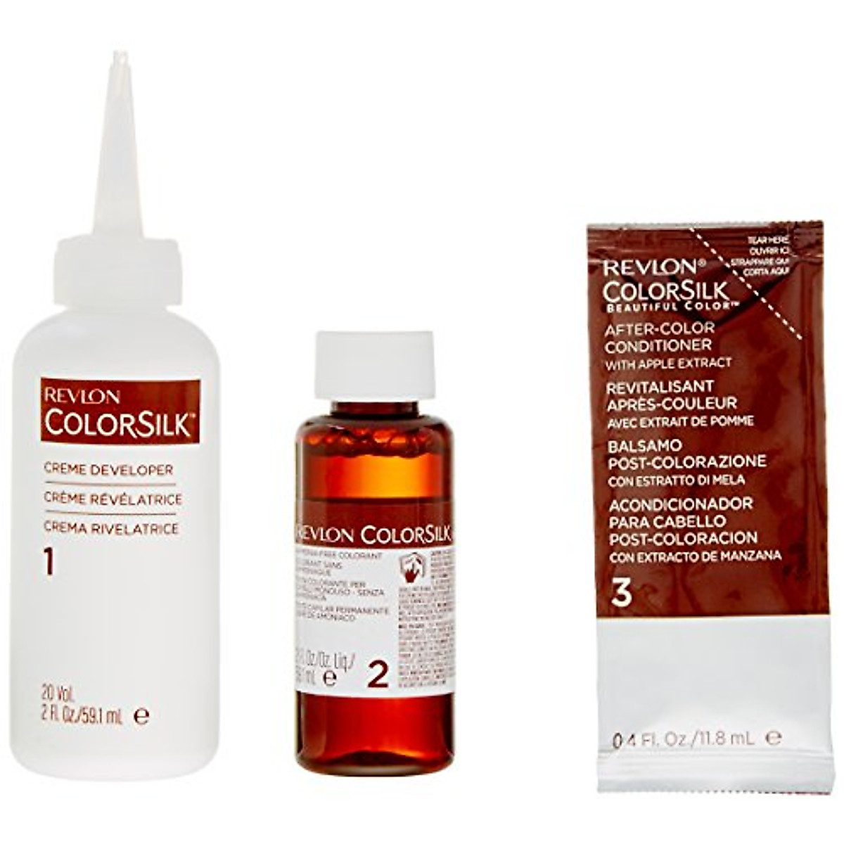 Revlon Colorsilk Haircolor, Black, 1-Count (Pack of 1)