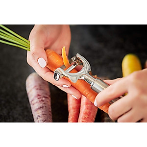 Rosle Stainless Steel Round-Handle Vertical Cannelle, 6.5-inch