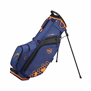 WILSON Staff Feather Carry Golf Bag - Black/White