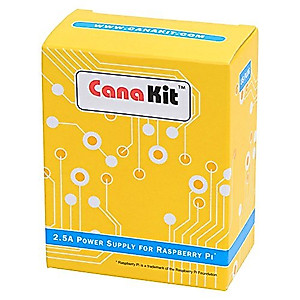 CanaKit 5V 2.5A Raspberry Pi 3 B+ Power Supply/Adapter (UL Listed)