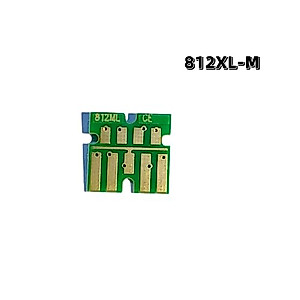 Replacement Chip for T812XL 812XL for Epson WF-7840 WF-7845 WF-7830 WF-7840 WF-7820 EC-C7000 Printer One Time Use Chip