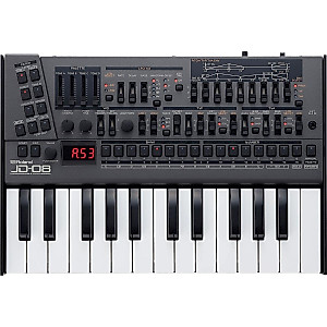 Roland JD-08 Tabletop Sound Module Boutique Synthesizer – Compact, Lightweight, Modern with New Effects and Polyphonic Sequencer