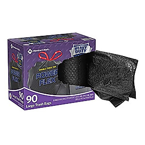 Member's Mark Power-Guard Drawstring Trash Bags 33