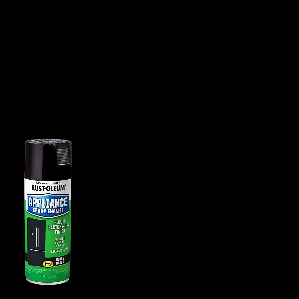 Rust-Oleum 7886830 Specialty Appliance Epoxy Spray Paint, 12 oz, Black