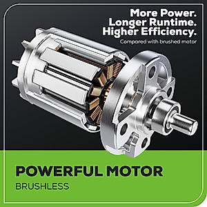 Greenworks 24V Brushless 1/2" Hammer Drill (530 in-lbs.) 2.0Ah Battery and Charger Included, DDG402