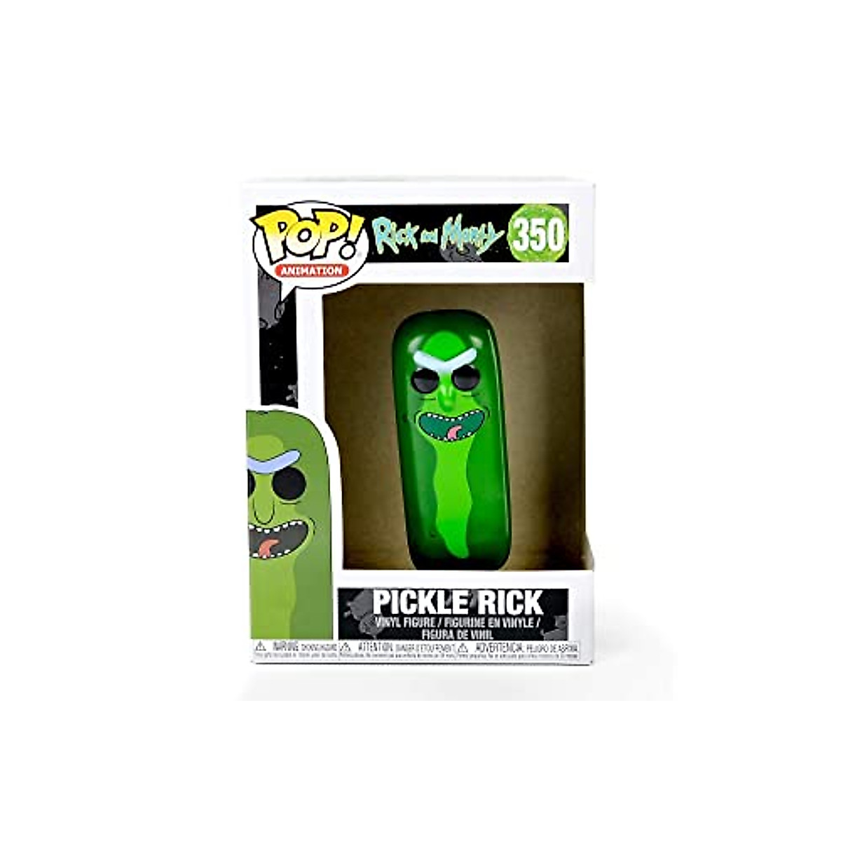 Funko San Diego Comic-Con 2019 Pop! Rick & Morty: Pickle Rick Glow-in The-Dark Vinyl Figure, Multicolor, 3.75"