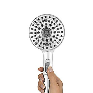 Waterpik 7-Mode PowerPulse Massage Hand Held Chrome Shower Head with EasySelect, VOT-663E