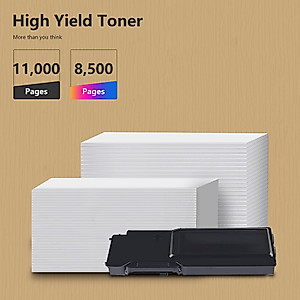 VersaLink C400/C405 Extra High Toner Cartridge 4-Pack Black, Cyan, Magenta, Yellow, Replacement for Xerox Versalink C400D C400DN C405 C405DN C405N Printer - 106R03524 106R03525 106R03526 106R03527