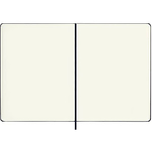 Moleskine Classic Notebook, Hard Cover, XL (7.5" x 9.5") Plain/Blank, Sapphire Blue, 192 Pages