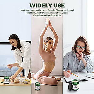 Mothers Day Gifts for Mom, GIIFER Lavender Scented Candles Thinking of You Get Well Soon Gifts for Women, Home Scented - Sending You Sunshine Stress Relief Candle for Women Friend Sister Men Female