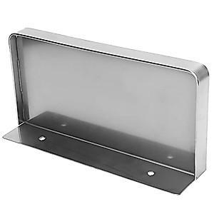 Stainless Steel Bathroom Phone Rack Holder Wall Mounted Phone Towel Storage Shelf Toilet Bathroom Supplies 185x90mm(Brushed Finish)