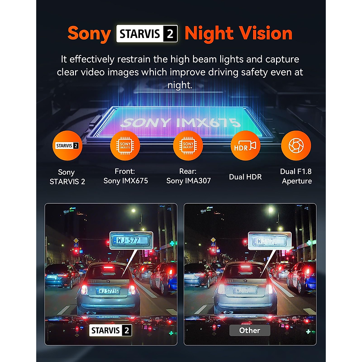 【Bundle: Vantrue S1 PRO Dual Dash Cam + Vantrue Hardwire Kit】 Vantrue S1 Pro 2.7K Front and Rear 5G Wi-Fi Dash Cam, 1944P Dual Hidden Dash Camera for Cars, STARVIS 2, Voice Control