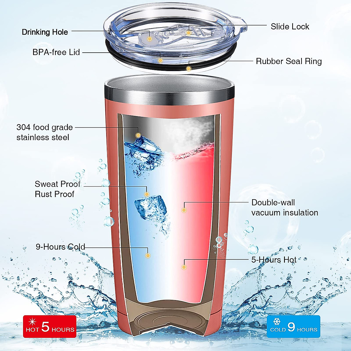 Yinder 8 Pcs Teacher Appreciation Gifts with 4 Pcs 12 oz Teacher Tumbler Stainless Steel Mug with 4 Heart Keychain for Teacher Week, Thank You Gifts End of the Year Teacher Mug for Women Men(Apple)