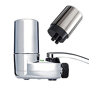 NRP Premium Faucet Water Filter Replacement for BRITA standard system, chrome tap water filter Reduces Lead, BPA Free - 3Pack