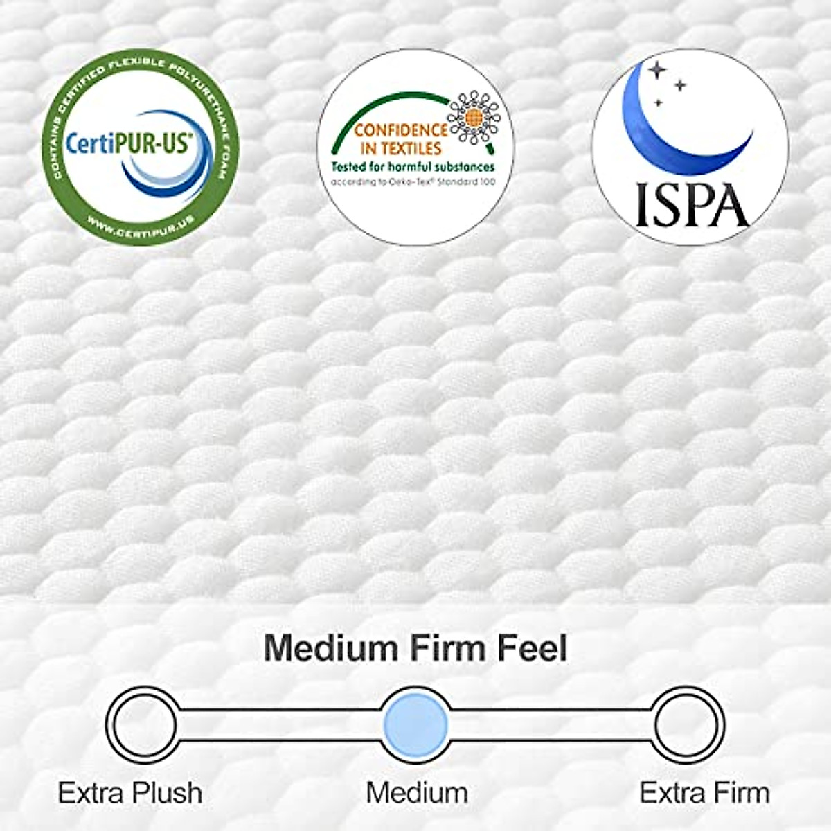 Molblly King Mattress, 10 inch Gel Memory Foam Mattress with CertiPUR-US Bed Mattress in a Box for Sleep Cooler & Pressure Relief, King Size