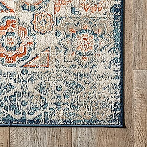 nuLOOM Theresia Vintage Floral Area Rug, 5' x 8', Beige
