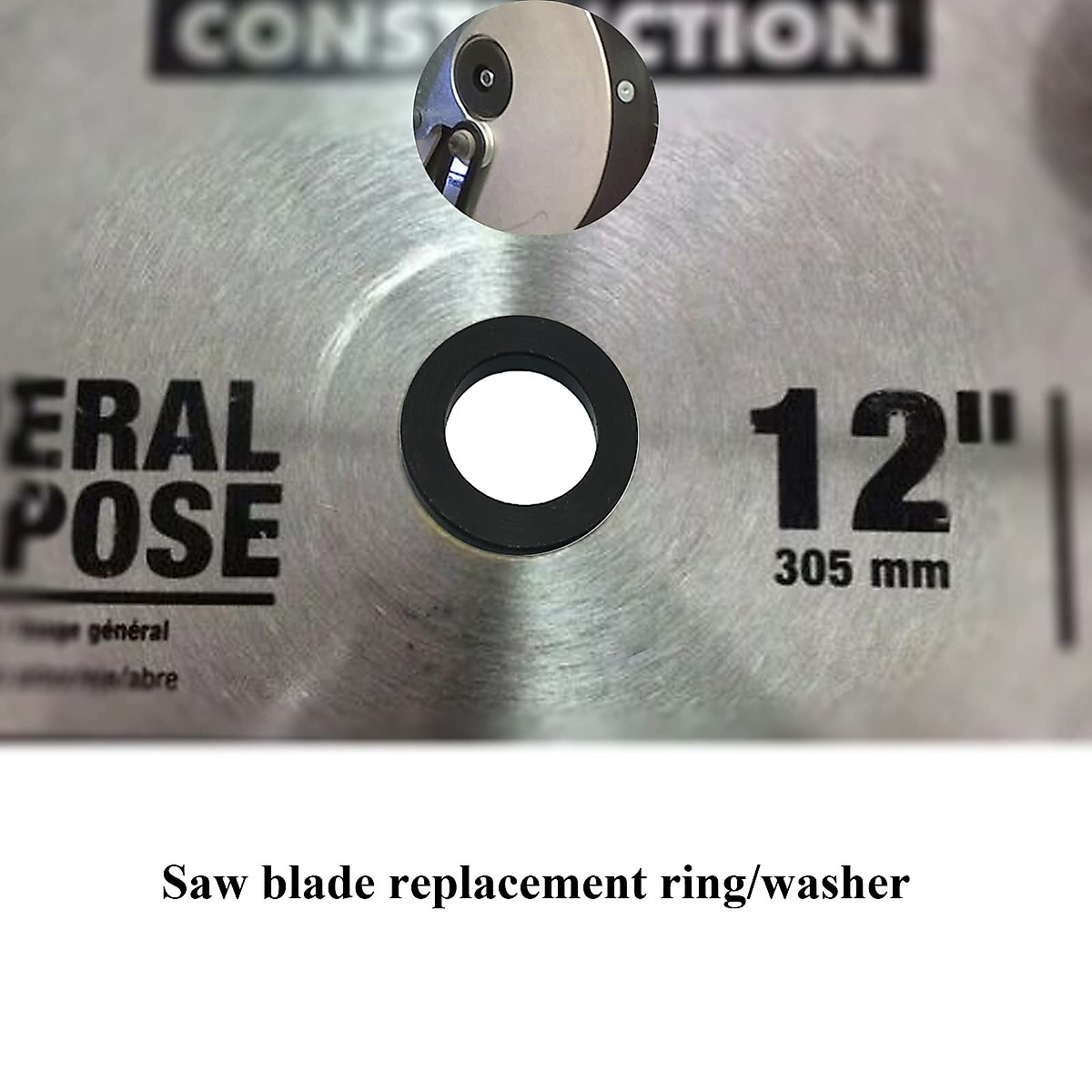 4 PCS 152636-00 Miter Saw Blade Adapter Ring, Miter Saw Replacement Parts, Fits DW718, DWS780, 3660, 3680, DW704, DW705