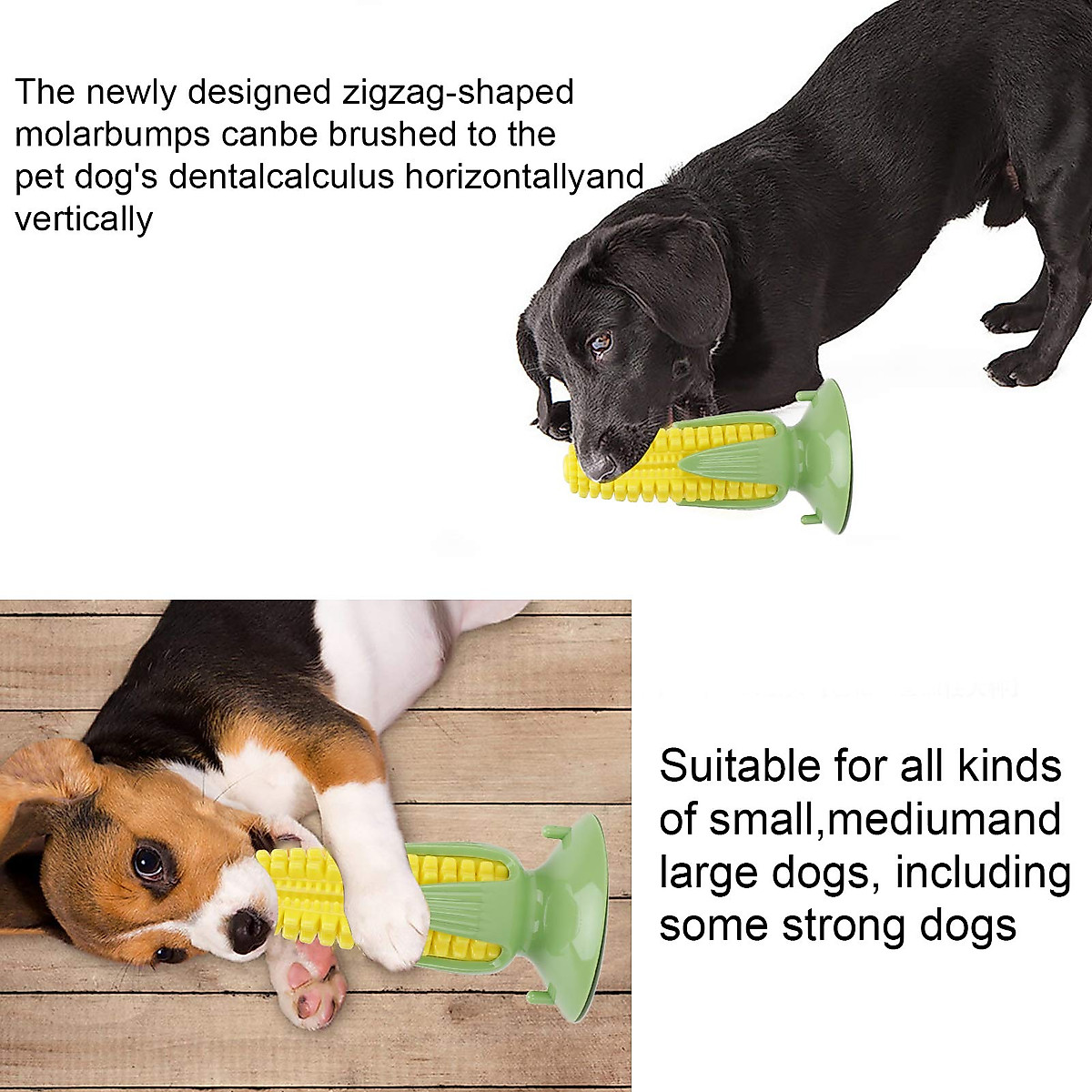 Corn Shape Dog Chew Toy, Corn Cob Dog Toy Aggressive Chewers Puppy Teeth Chew Corn Stick Toy for Small Meduium