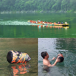 XJPB Waterproof Dry Bag,Roll Top Dry Compression Sack,Camo Outdoor Diving Foldable,for Kayaking, Beach, Rafting, Boating, Hiking, Camping and Fishing,20L