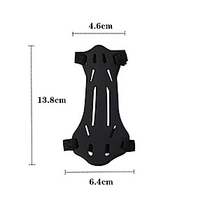 Minelife 2 Pack Archery Arm Guard Forearm Protector, Adjustable Bow Armguard Arm Protector Rubber for Kids & Youth Shooting Hunting Practice